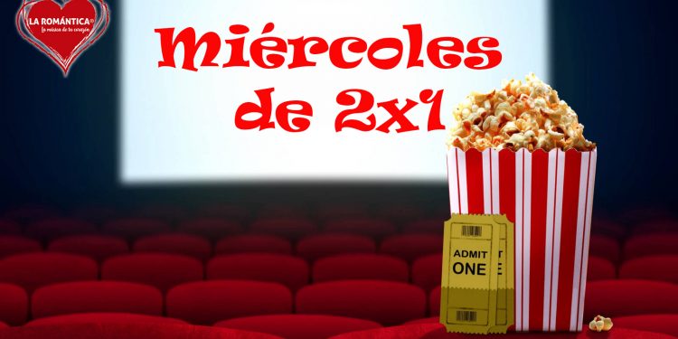 ¡Miércoles de 2x1 en el cine! - La Romantica